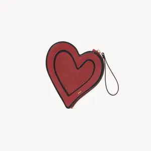 Chloé Symbols Heart Flat Pouch