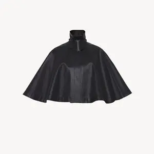 Chloé Short Nappa Leather Cape