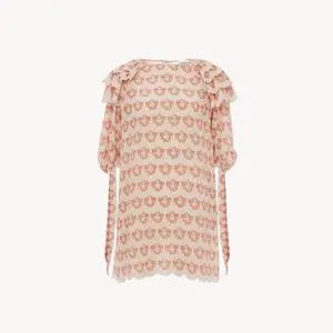 Chloé Puff-sleeve Mini Dress