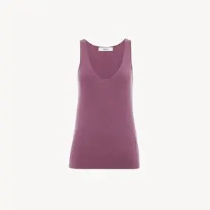 Chloé Tank Top In Wool Knit