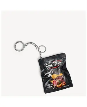 Balenciaga Charm/ Keychain Chips - Black