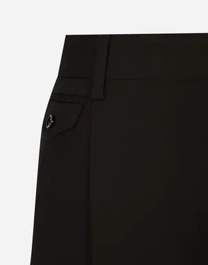 Dolce & Gabbana Tailored Stretch Twill Pants - Black