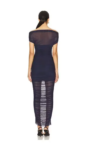 SEROYA Noel Mesh Midi Dress