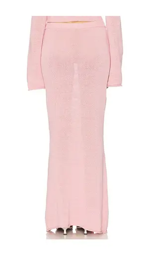SEROYA Kora Maxi Skirt - Blush