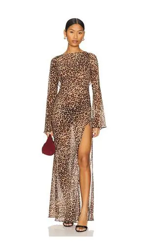 CAMILA COELHO Janiero Maxi Dress - Brown