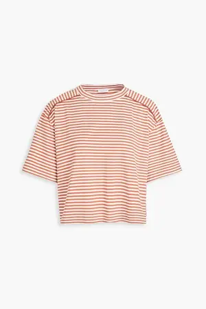 Brunello Cucinelli Striped Cotton-jersey T-shirt