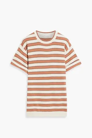 Brunello Cucinelli Striped T-shirts For Women