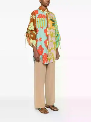 ALEMAIS Poppy Spliced Shirt