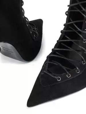 LE SILLA 100mm Colette Ankle Boots - Black