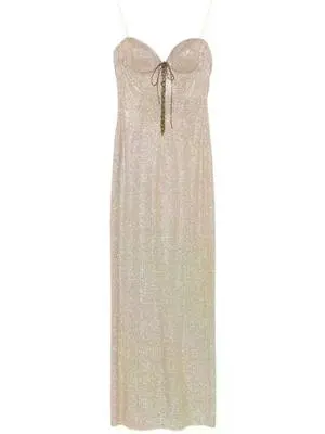 Giuseppe Di Morabito Rhinestone-embellished Gown - Neutrals