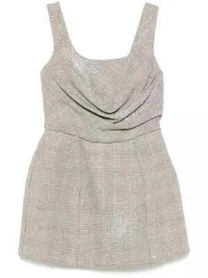 Giuseppe Di Morabito Rhinestone-embellished Mini Dress - Neutrals
