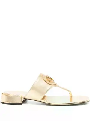 Valentino Garavani Vlogo Leather Sandals