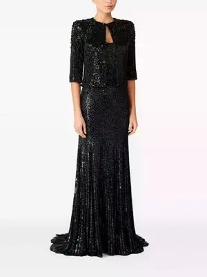 Jenny Packham Gaia Jacket - Black