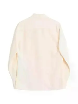 Valentino Garavani Silk Shantung Shirt With Toggle - Neutrals