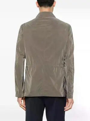 MONTECORE Classic-collar Shirt Jacket - Neutrals