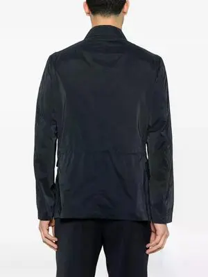 MONTECORE Classic-collar Shirt Jacket - Blue