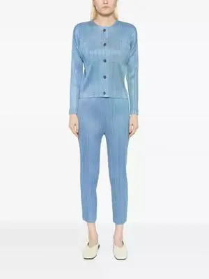 Issey Miyake Denim-like Trousers - Blue