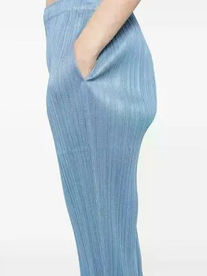 Issey Miyake Denim-like Trousers - Blue
