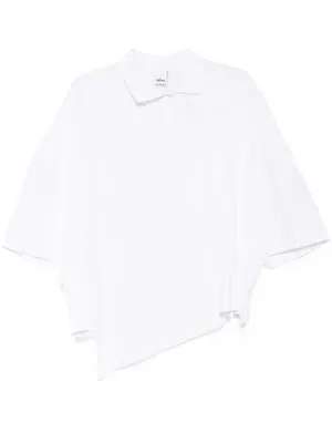 Gaze De Lin Gdel Asymmetric Polo Top