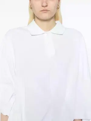 Gaze De Lin Gdel Asymmetric Polo Top