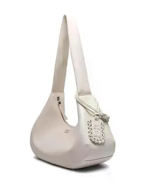 GANNI Logo-debossed Bag - Neutrals