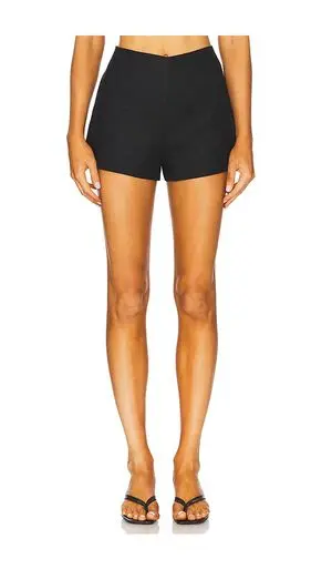 Faithfull The Brand Lila Mini Shorts - Black