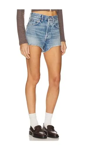 AGOLDE Ridley High Rise Denim Short - Chant