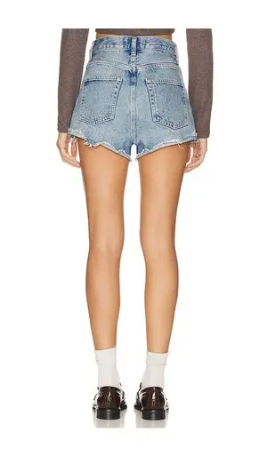 AGOLDE Ridley High Rise Denim Short - Chant