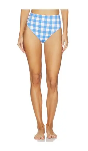 CLEOBELLA Kimber Bikini Bottom Blue Bonnet Gingham