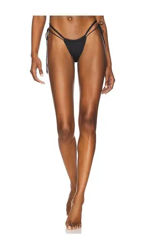 SOMMER SWIM Farrah Bikini Bottom - Nero