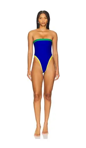 Camila Coelho Scoop Neck Swimsuits