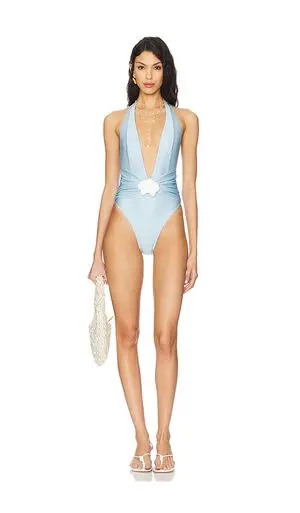 SHANI SHEMER Dahlia One Piece - Baby Blue