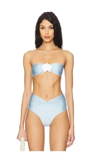 SHANI SHEMER Callisto Bikini Top - Baby Blue