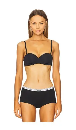 Calvin Klein Strapless Capsule Push Up Bra - Black