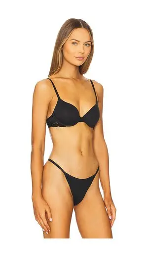 Calvin Klein Attraction Lightly Lined Demi Bra - Black