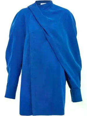 FERRAGAMO Asymmetric Shirt - Blue