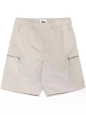 Izzue Drawstring Cargo Shorts - Neutrals