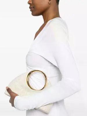 Christopher Esber Arced Palm Maxi Dress - White