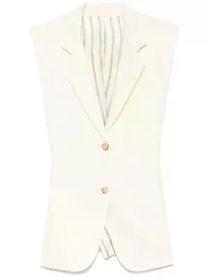 Etro Paisley-jacquard Waistcoat - Neutrals