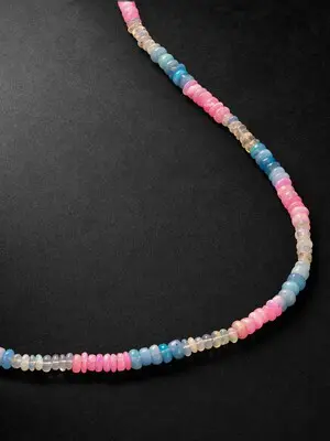 Jia Jia Gold Opal Beaded Necklace