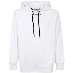 Palm Angels Classic Logo Oversized Hoodie - White