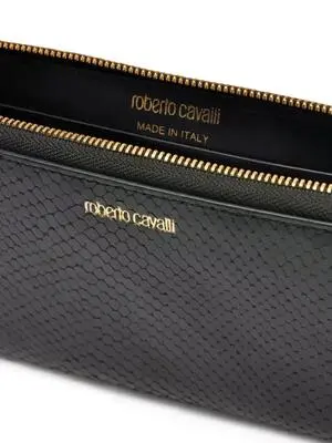 Roberto Cavalli Leather Wallet - Black