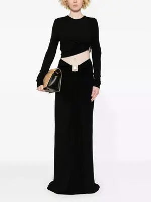 Christopher Esber Bezel-quartz Maxi Skirt