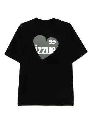 Izzue Graphic-print T-shirt - Black