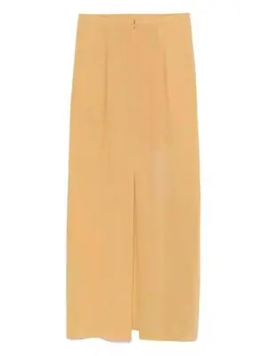 ALYSI Silk Midi Skirt