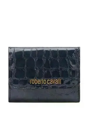 Roberto Cavalli Leather Wallet - Blue