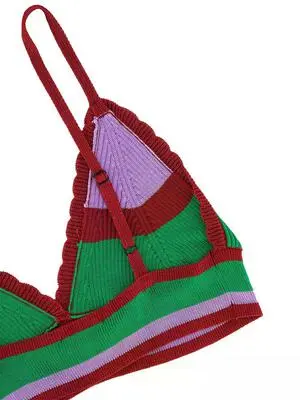 PAULA Sard Stripes Knitted Bra