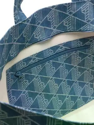 Lacoste Xl Mono-jacquard Tote Bag