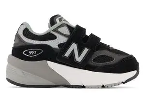 NEW BALANCE 990v6 Hook And Loop Sneakers - Black/silver