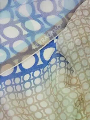 FERRAGAMO Gancini-print Shawl